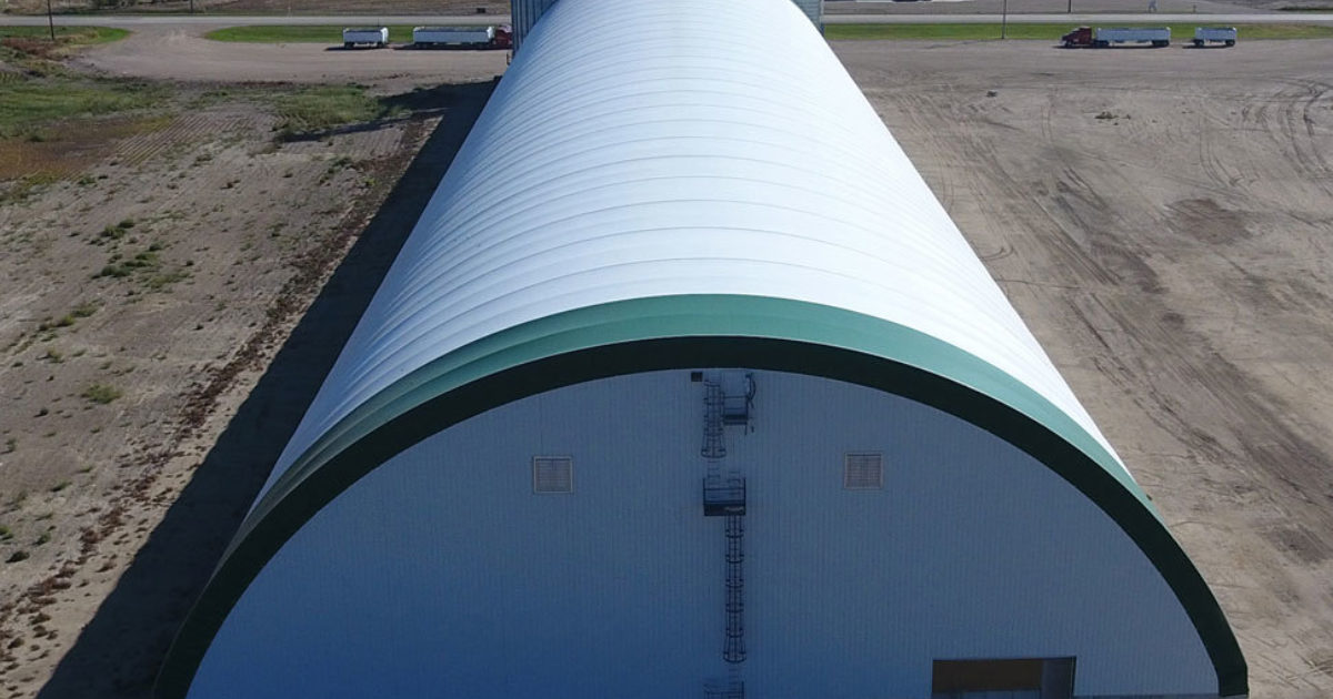 Flat Grain Storage Buildings | Sioux Steel Company