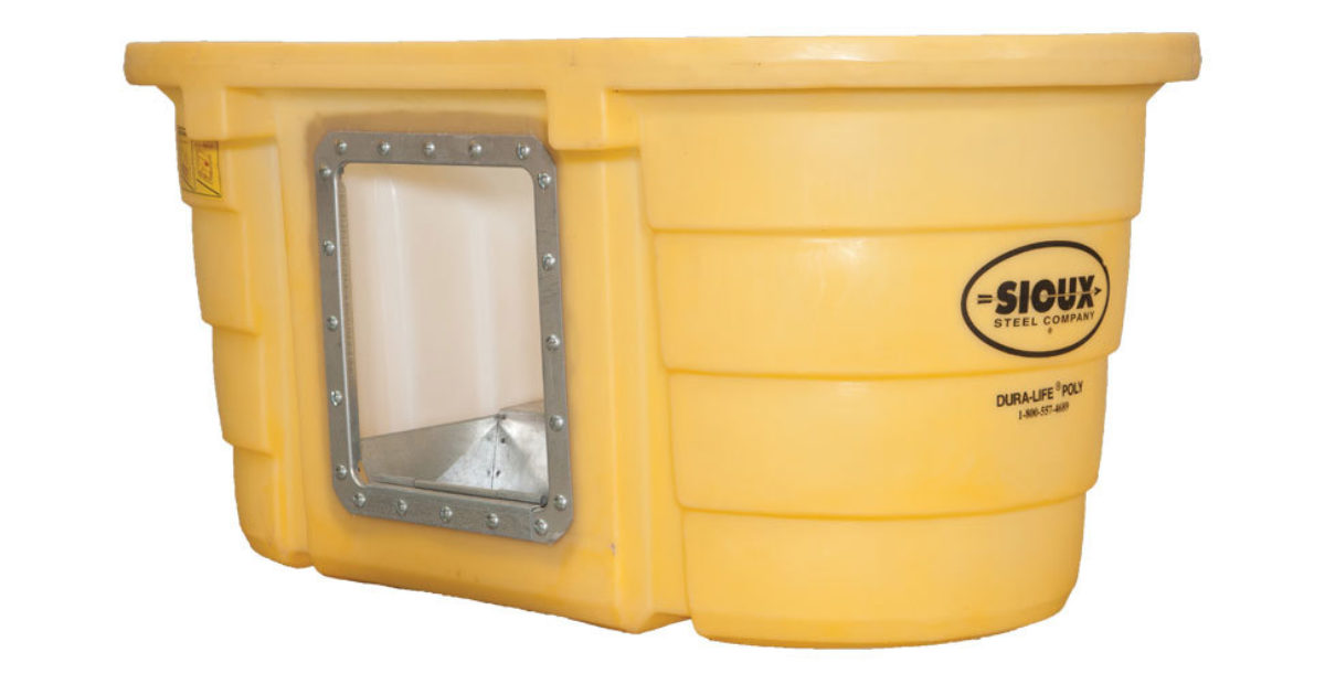 Round End Poly Tanks | Sioux Steel Company