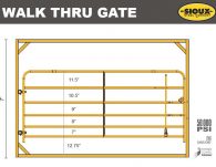 Victory Walk-Thru Gates | Sioux Steel Company