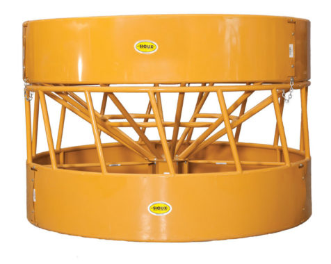 Open Bottom Hay Feeder | Sioux Steel Company
