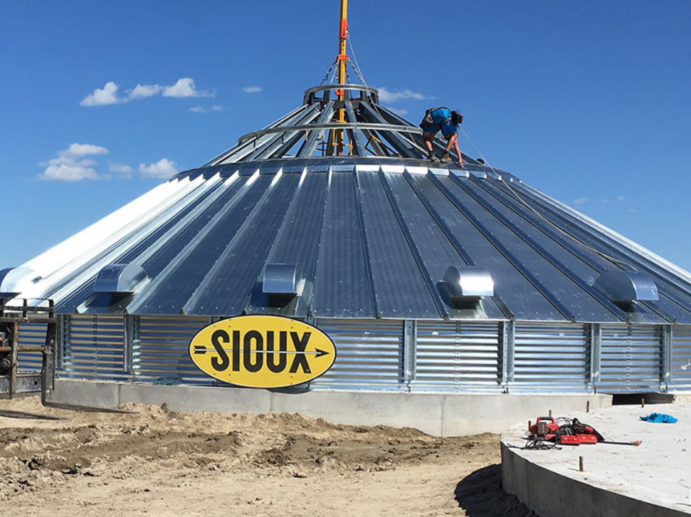 [devMode] Commercial Bin Roofs | Sioux Steel Company